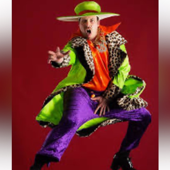 forum | Other | Mens Pimp Daddy 97s 80s Full Costume Animal Print Long ...